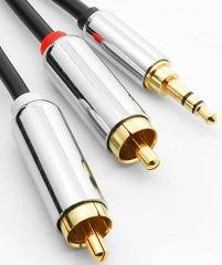 3.5MM (1/8"} to RCA Audio Patch Cables | Deep Surplus