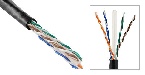 PVC Solid (CMR) Cat 6 UTP Ethernet Bulk Cable, 1,000ft (standard in-wall cable) | Deep Surplus